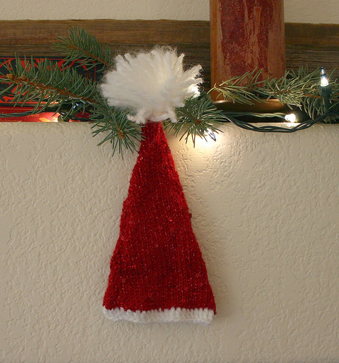 Miniature Santa Hat Small Mini Cap Sequinned Christmas | Etsy