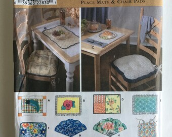 Chair pad pattern | Etsy