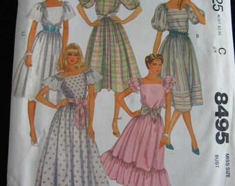 Vintage Misses Butterick Dress Pattern 4824 UC FF 1960s Size | Etsy