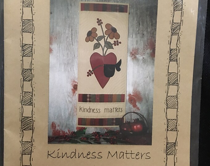 Kindness Matters Quilt Sewing Pattern by Cottage Creek Quilts Uncut UC ...