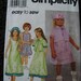 Simplicity Girls Toddlers Dress Jacket Hat Sewing Pattern 9146 Uncut ...