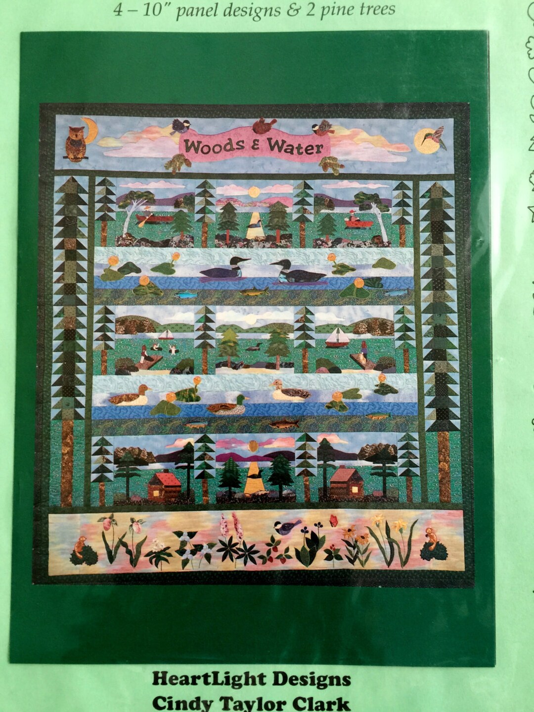 Woods & Water Nature Quilt 6 Scenic Blocks 12 X 14 and 4 10 Panel ...