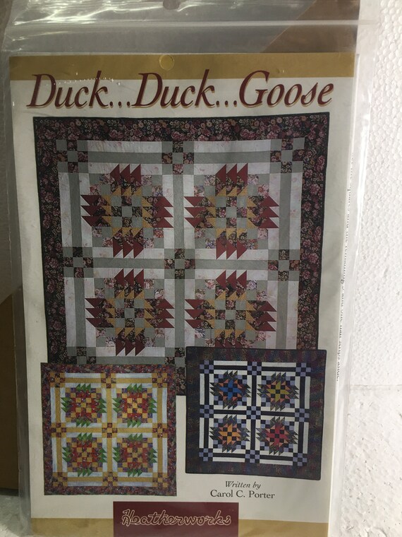 Duck Duck Goose Quilt Sewing Pattern Uncut UC Quilting - Etsy