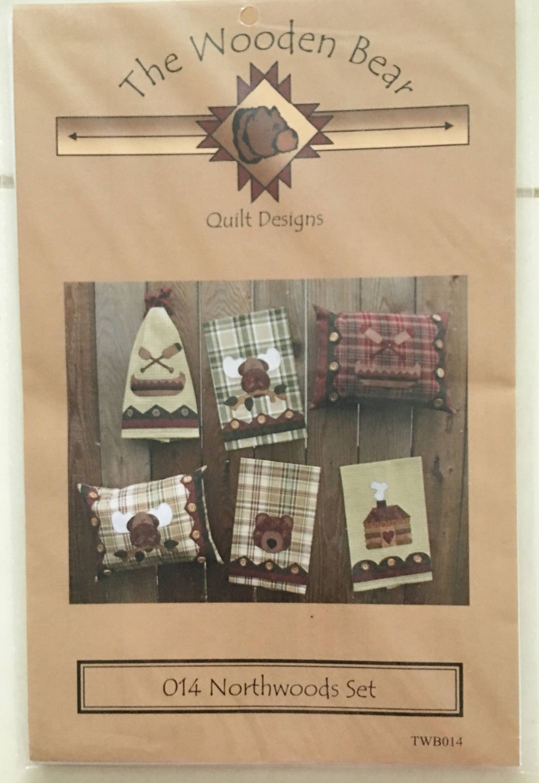 Northwoods Set Quilts Quilting Pillows Sewing Pattern Uncut UC - Etsy