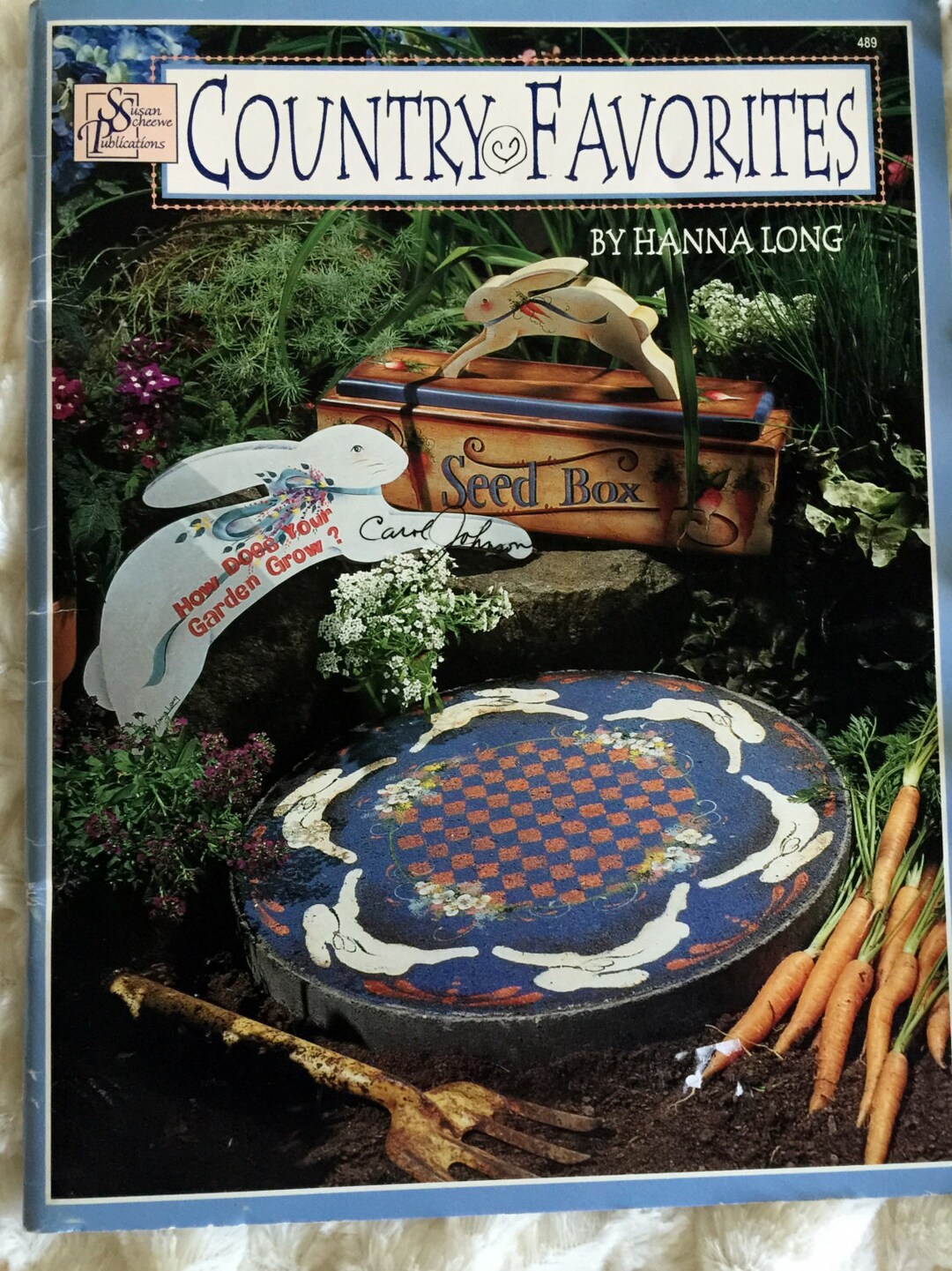 Susan Scheewe "country Favorites" by Hanna Long #489 Pattern Craft Book ...