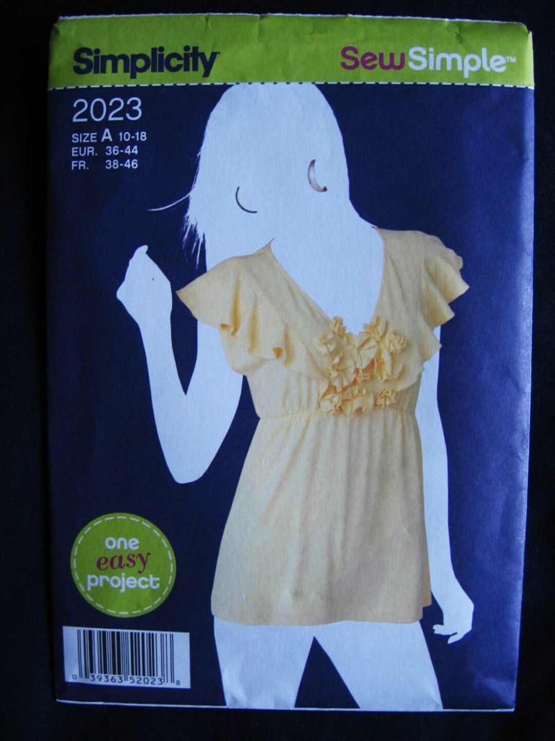 Simplicity Misses Womens Pullover Top Tunic Sewing Pattern 2023 UC ...