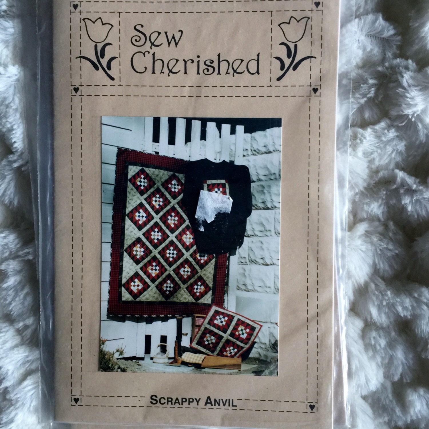 Scrappy Anvil Quilt Sewing Pattern by Sew Cherished UC FF Uncut ...