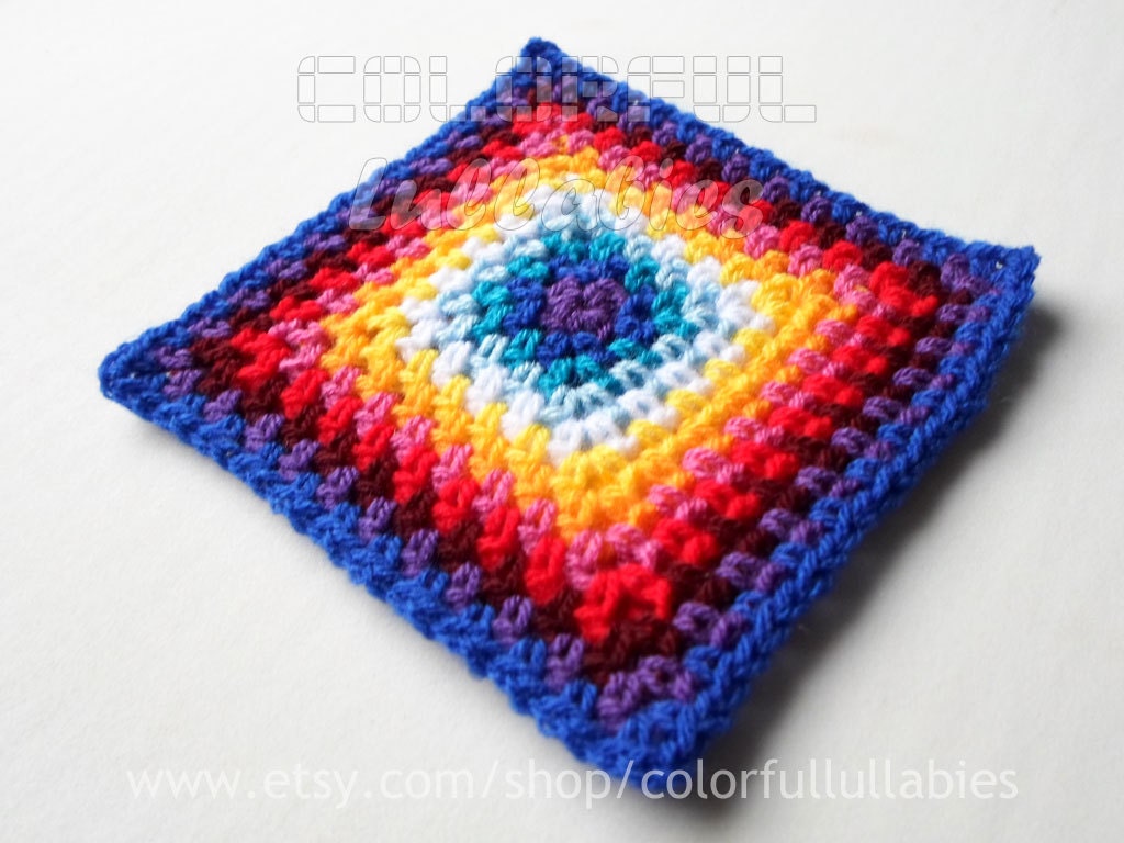 Single Crochet Granny Square Chart Pattern No 5 (pdf Pattern) - Etsy