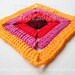 Crochet Chart Pattern - Sc, Hdc, Dc and Tr Solid Square Pattern. 4 ...