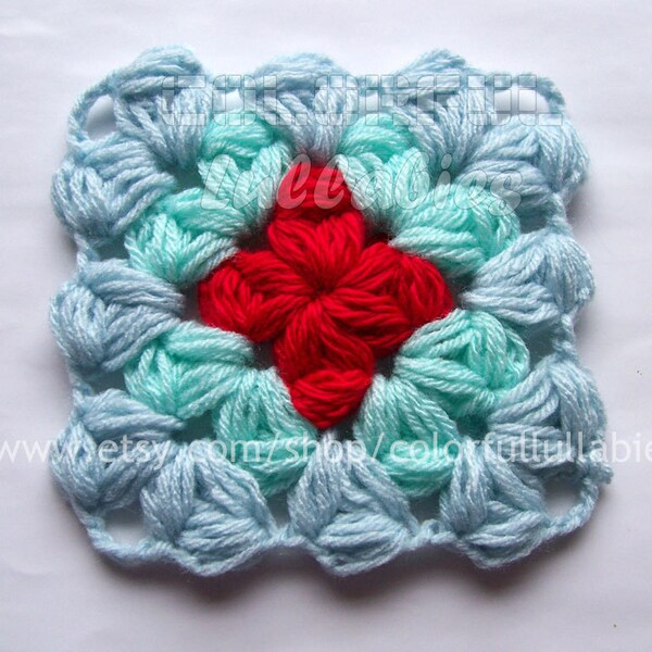 Crochet Puff Star Pattern. Hanging Ornament - Etsy