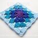 Crochet Chart Pattern - Sc, Hdc, Dc and Tr Granny Square Pattern. 4 ...