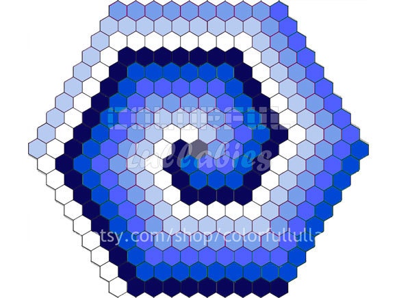 Crochet Hexagon Spiral Rug Pattern With Continuous Crochet Technique ...