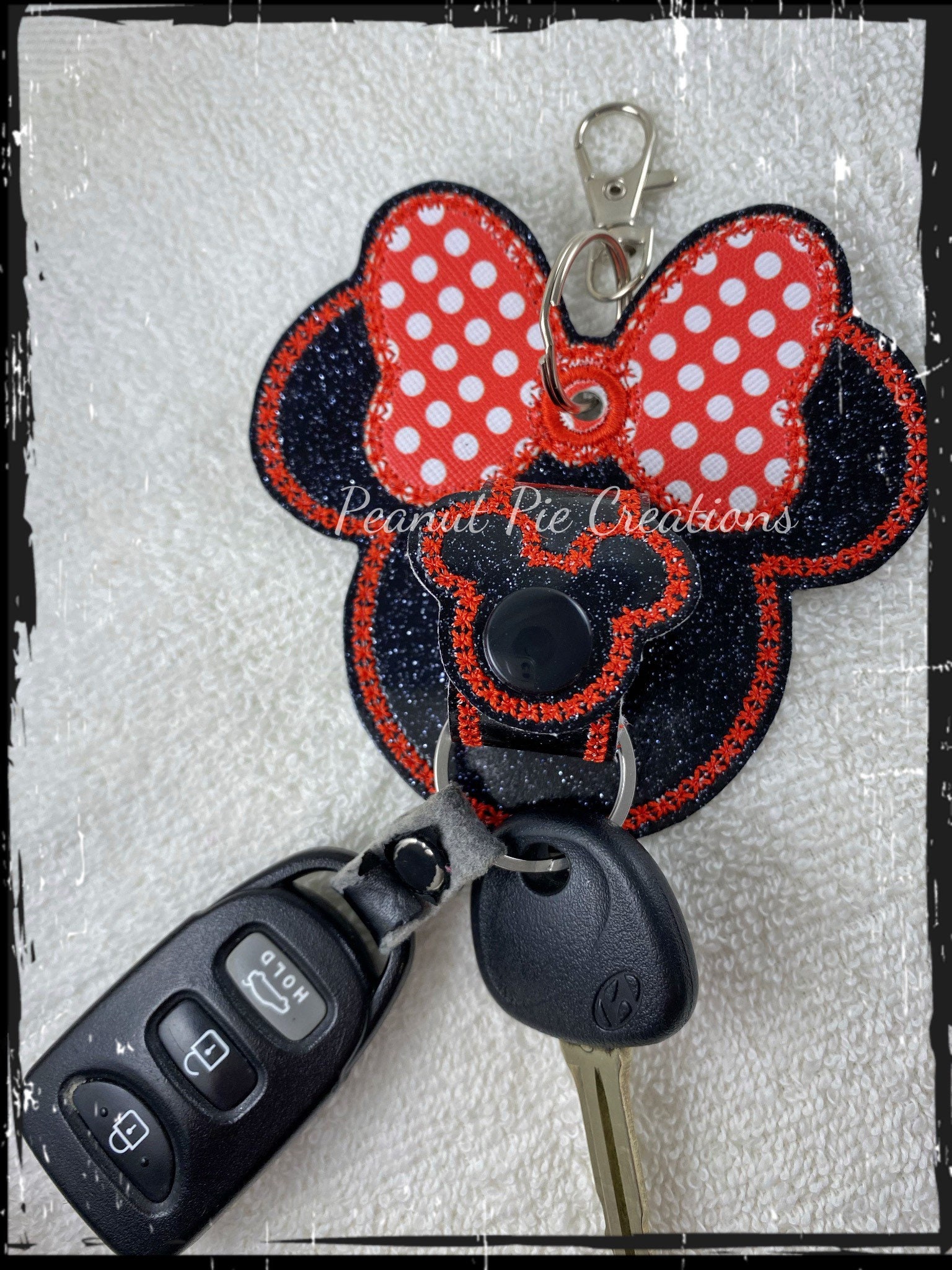 Ms. Mouse Ear Holder Minnie Inspired Mask Holder Key - Etsy