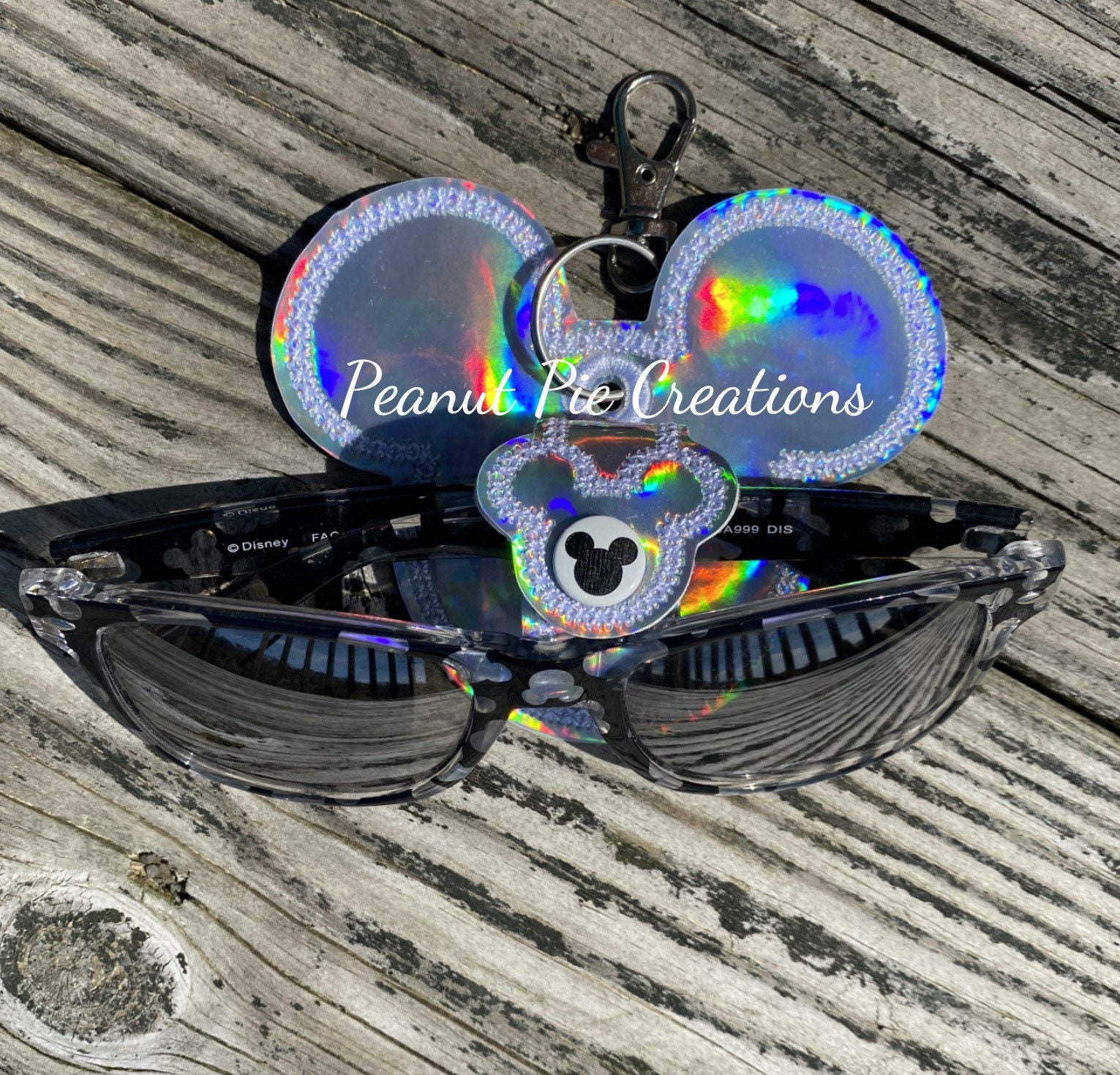 Holographic Mouse Ear Holder Mouse Head Ear Buddy Mask - Etsy