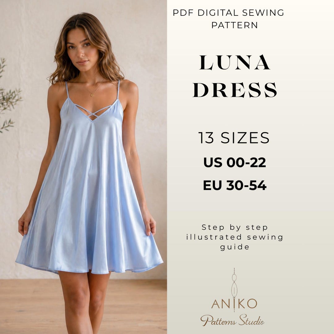 Party Dress Pattern Homecoming Dress Pattern PDF Pattern Digital ...