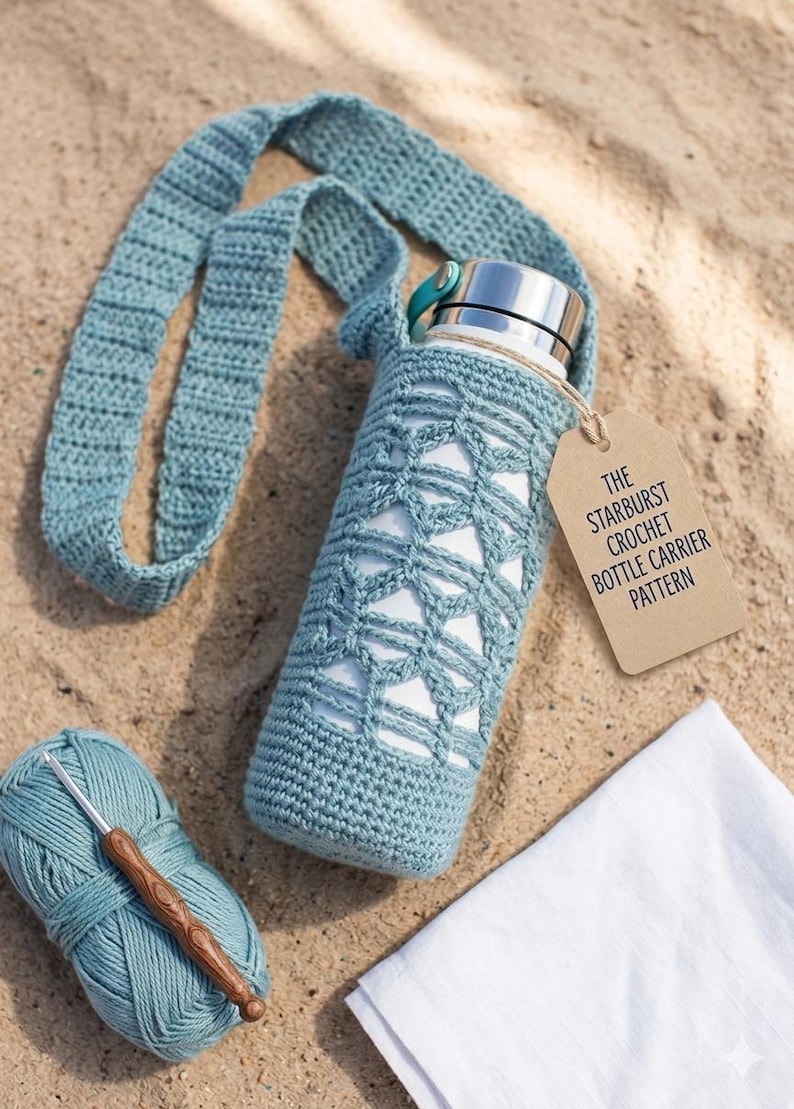 Crochet Bottle Pattern (PDF Download) - Etsy