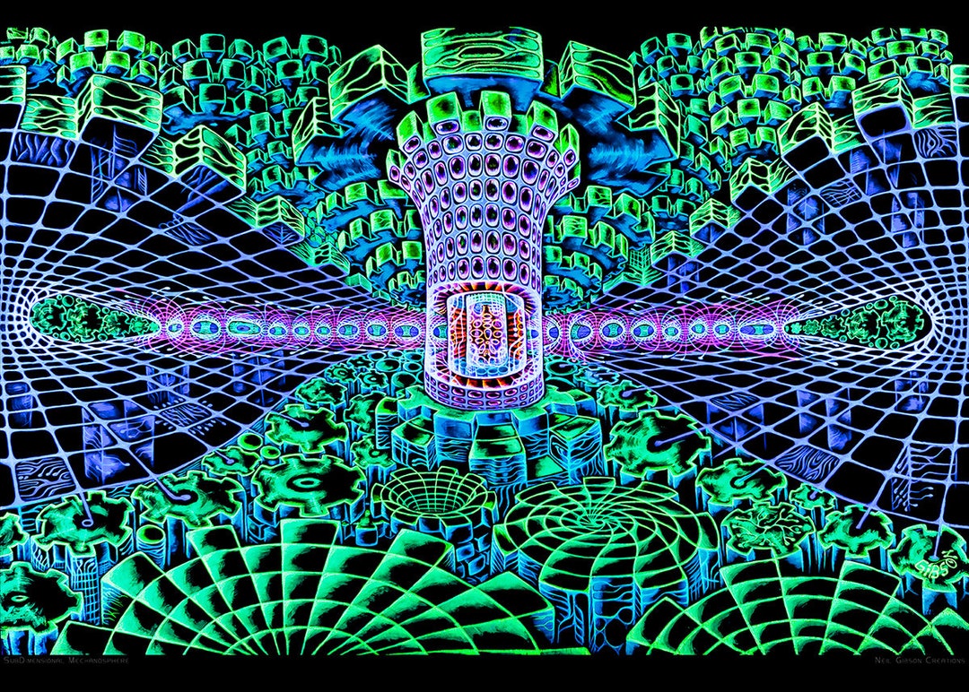 Subdimensional Mechanosphere - B2 Size Poster by Neil Gibson Creations ...