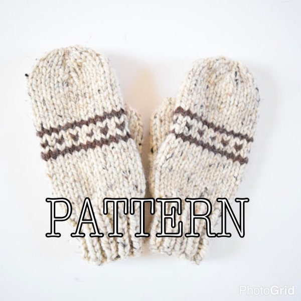 Fair Isle Mittens - Etsy
