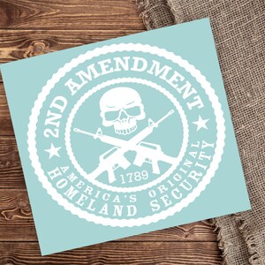 2nd Amendment Decal Vinyl Vehicle Vinyl Vinyl Decal - Etsy