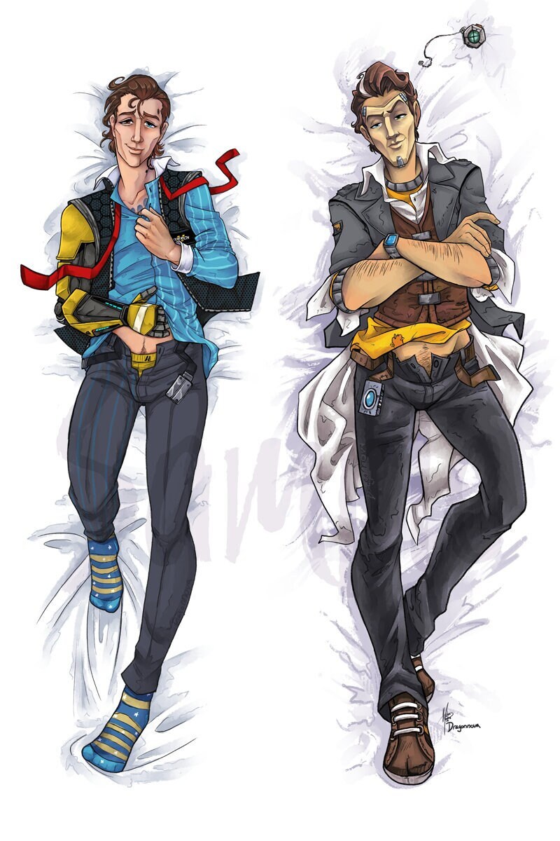 Handsome Jack and Rhys Strongfork Body Pillow Case | Etsy