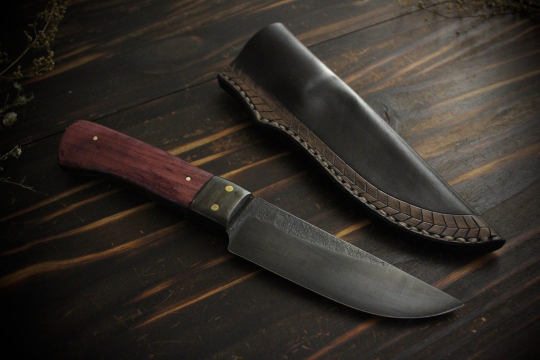 The Witcher Inspired Knife With Leather Sheath - Etsy
