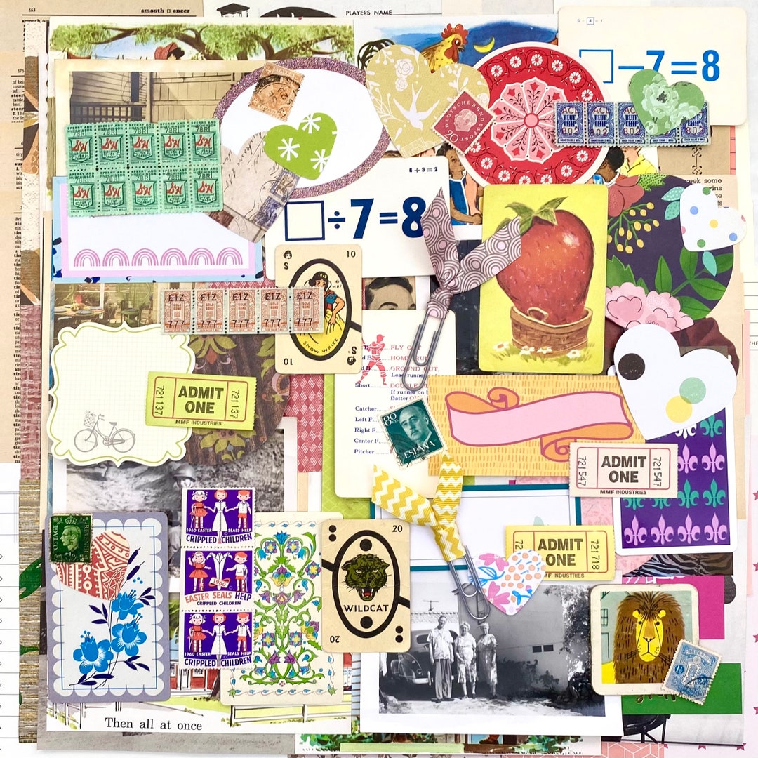100pc. Junk Journal Ephemera Pack - Etsy