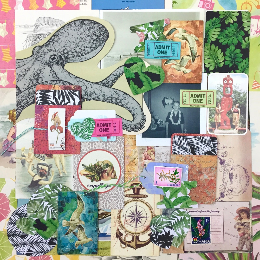 50pc. by the Sea Ephemera Pack - Etsy