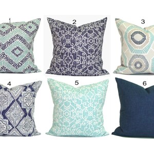 Solid Blue Pillow COVER, Solid Blue Throw Pillow, Solid Indigo Pillow ...