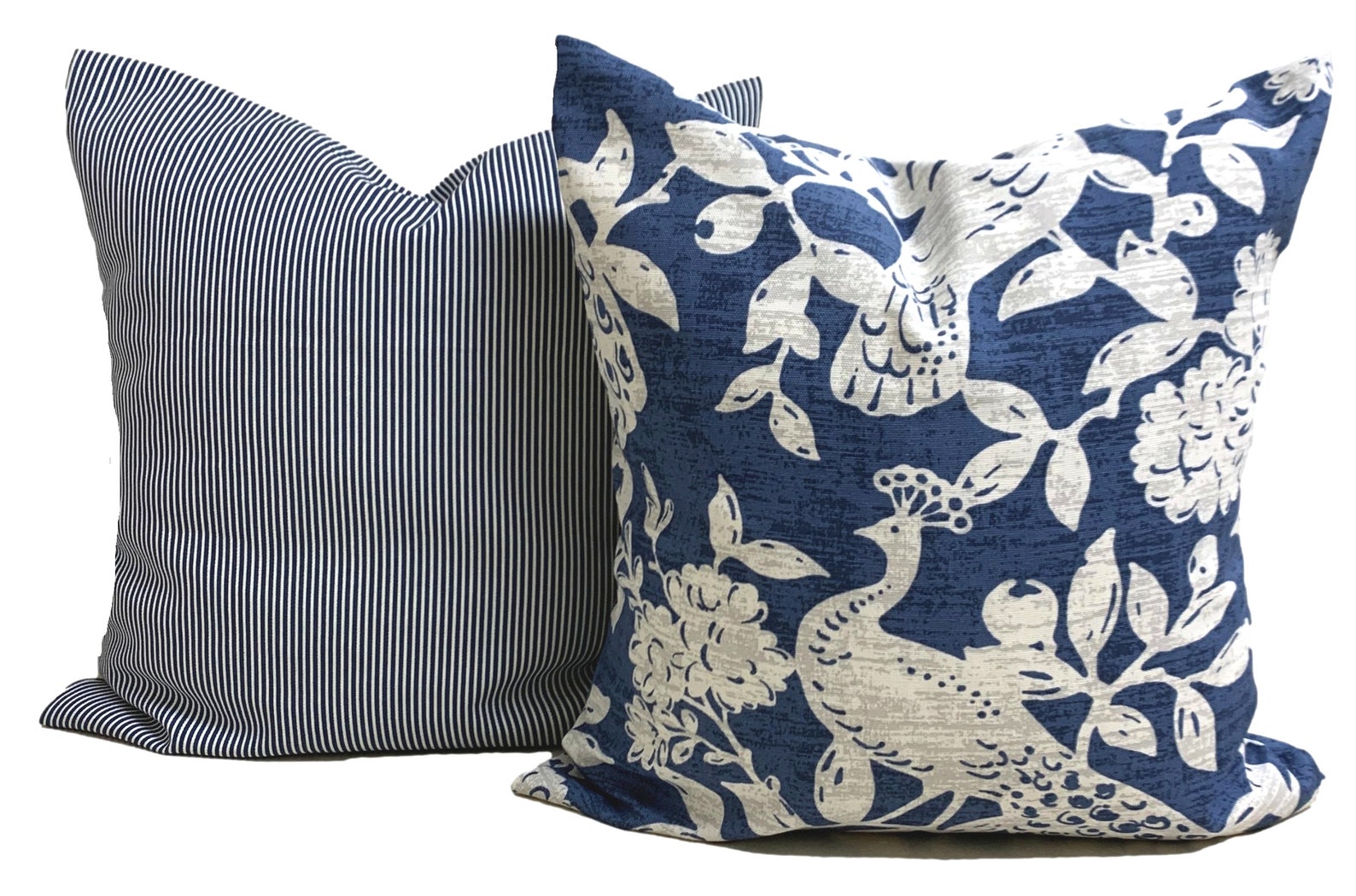 Blue Tan Pillow COVER Blue Throw Pillows Blue Gray Pillow - Etsy