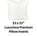 22x22 Pillow Insert 22x22 Pillow Forms 22x22 Hypoallergenic - Etsy