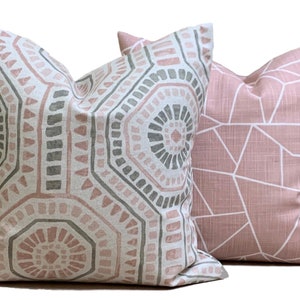 Blush Pink Pillow, Blush Pink Throw Pillow COVER, Pale Pink Pillow ...