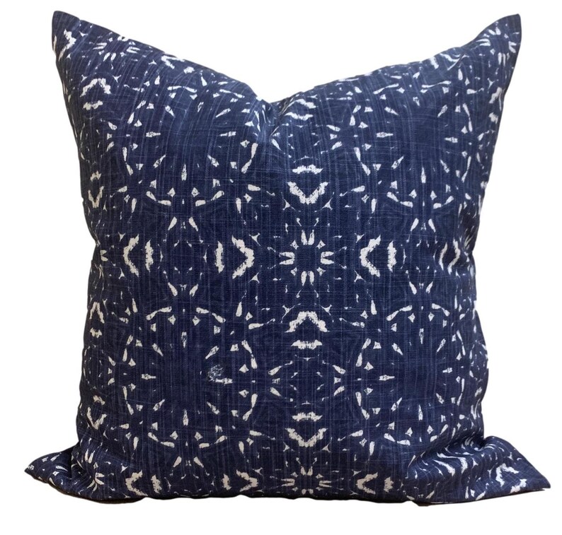 Blue Pillow Cover Blue Throw Pillow Cover Blue Decorative - Etsy