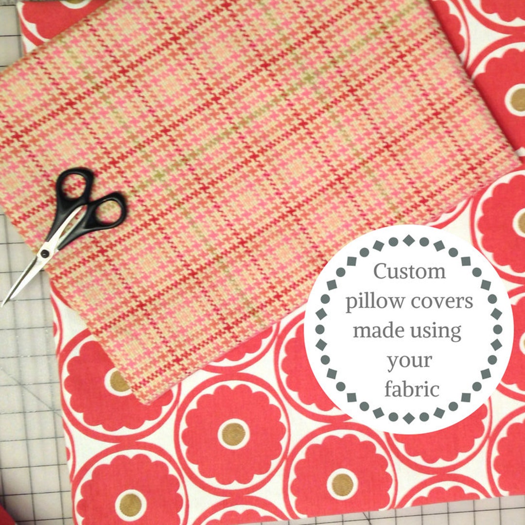 Custom Sewn Pillows, CUSTOM Pillow Covers W Your Fabric, Custom Throw ...