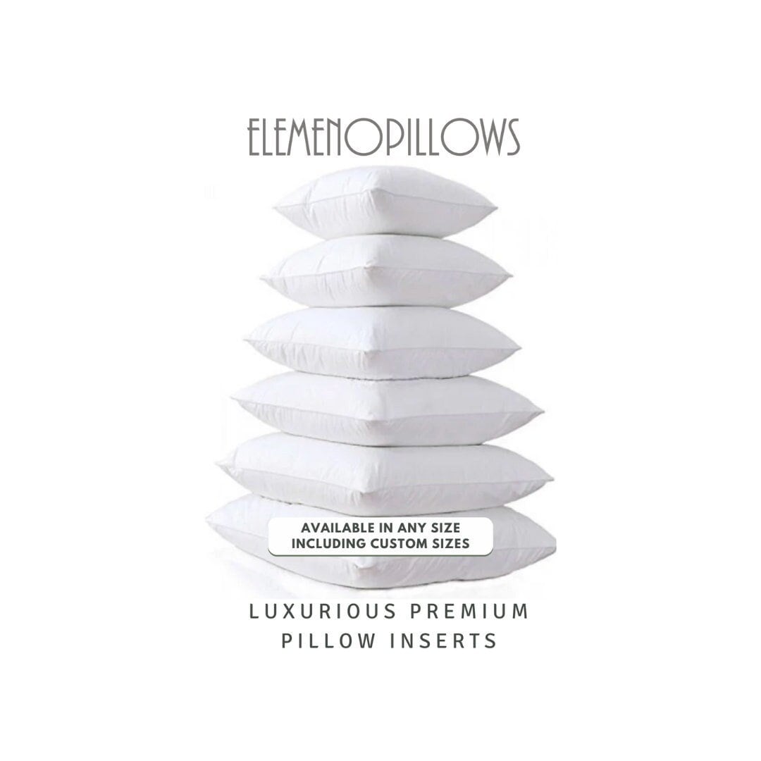 Down Alternative Pillow Inserts, ALL SIZES, Hypoallergenic Pillow ...