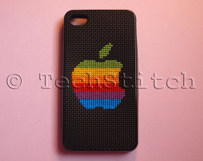 Classic Apple Logo Case for iPhone 4 and 4S - Etsy