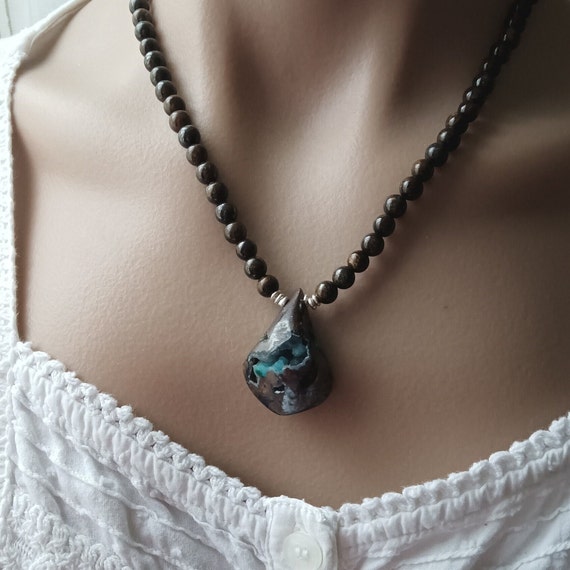 Chrysocolla Drusy Jewelry