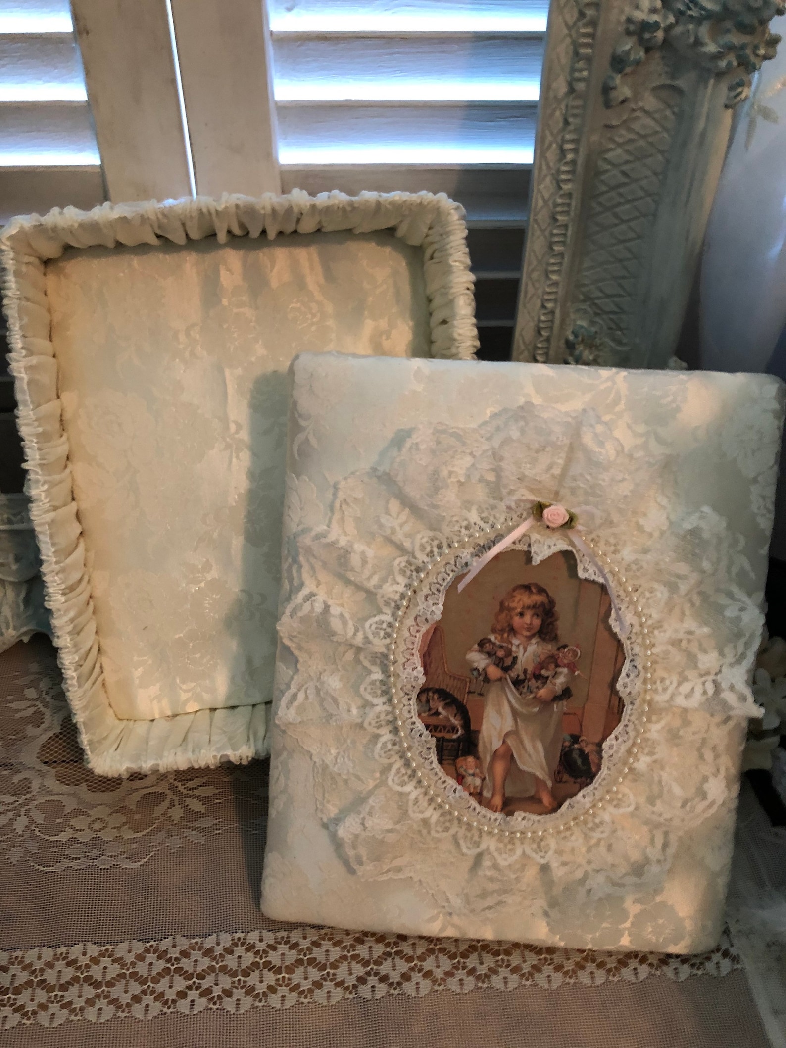 Handmade White Lace Box Storage Box Little Girl Box Wedding - Etsy