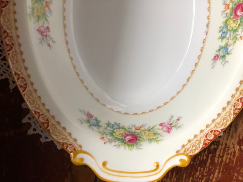 Sango China Vegetable Bowl Serving Dish Vintage China | Etsy