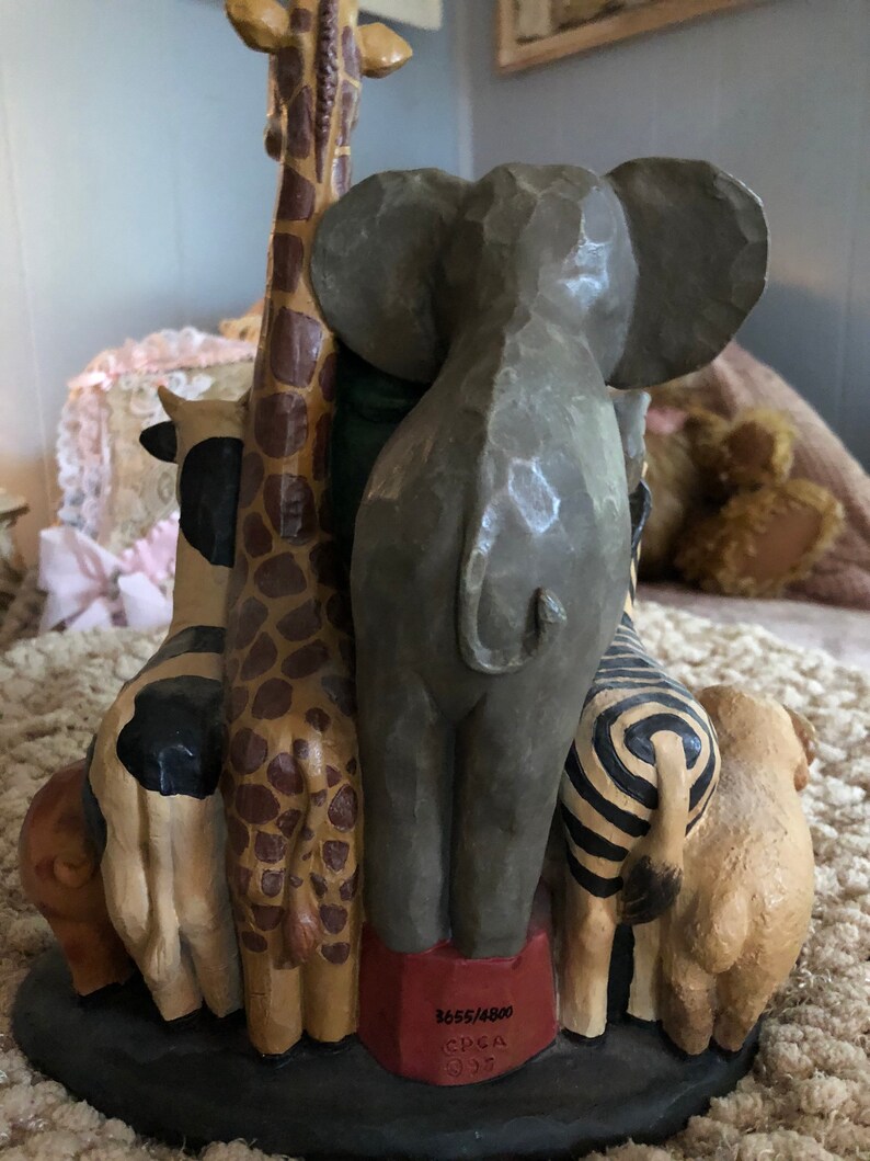 Vintage Clay Noah's Ark Statue Clay Noah's Ark - Etsy