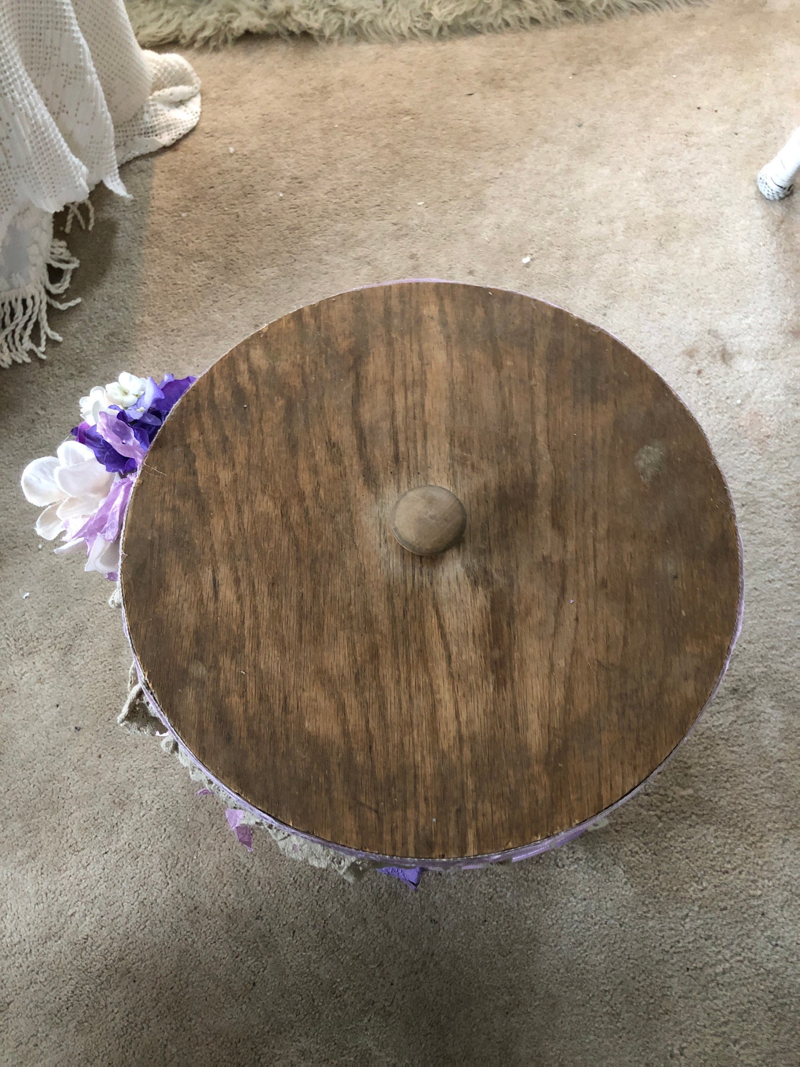 Romantic Re purposed Vintage Tall Pail Shabby chic Pail | Etsy