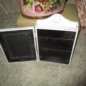 Key Box,light Pink and Rhinestone Key Holder/jewelry Holder, Shabby ...