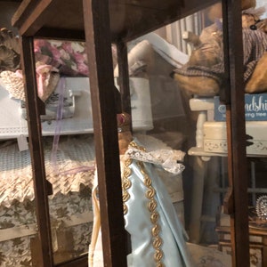 Open Front Display Case Antique Display Case Wood and Glass - Etsy