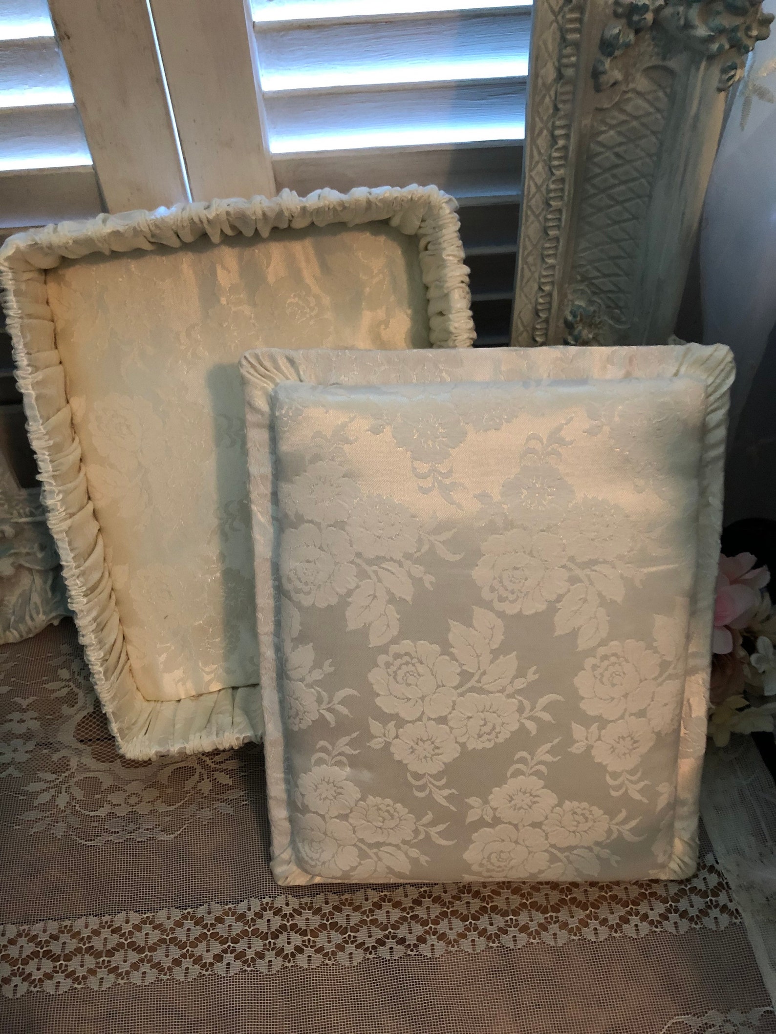 Handmade White Lace Box Storage Box Little Girl Box Wedding - Etsy