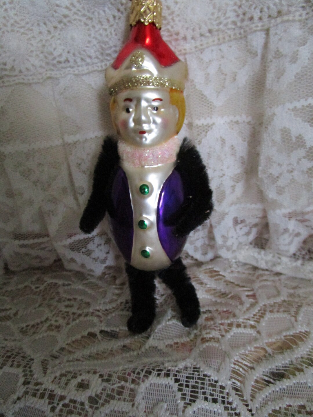Antique Christmas Jester Ornament, Eclectic Christmas, Collectible ...