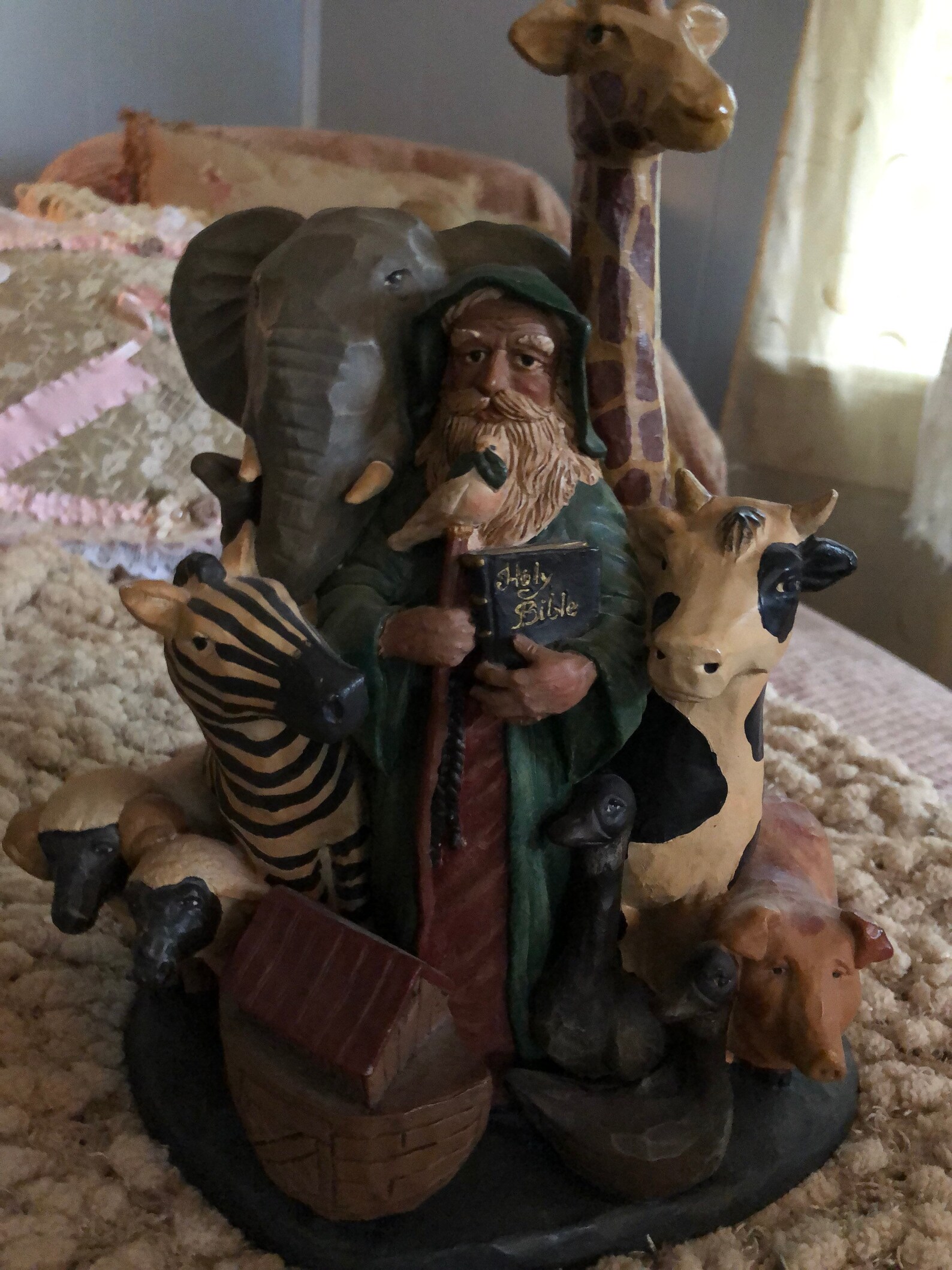 Vintage Clay Noah's Ark Statue Clay Noah's Ark - Etsy