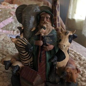 Vintage Clay Noah's Ark Statue, Clay Noah's Ark, Numbered Limited ...