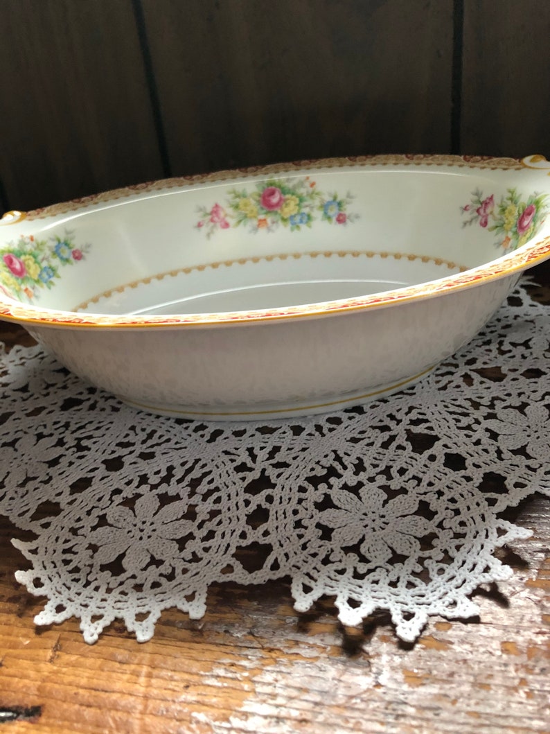 Sango China Vegetable Bowl Serving Dish Vintage China | Etsy