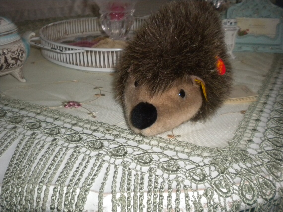 Vintage Steiff Hedgehog Joggi Collectible Baby's Room | Etsy