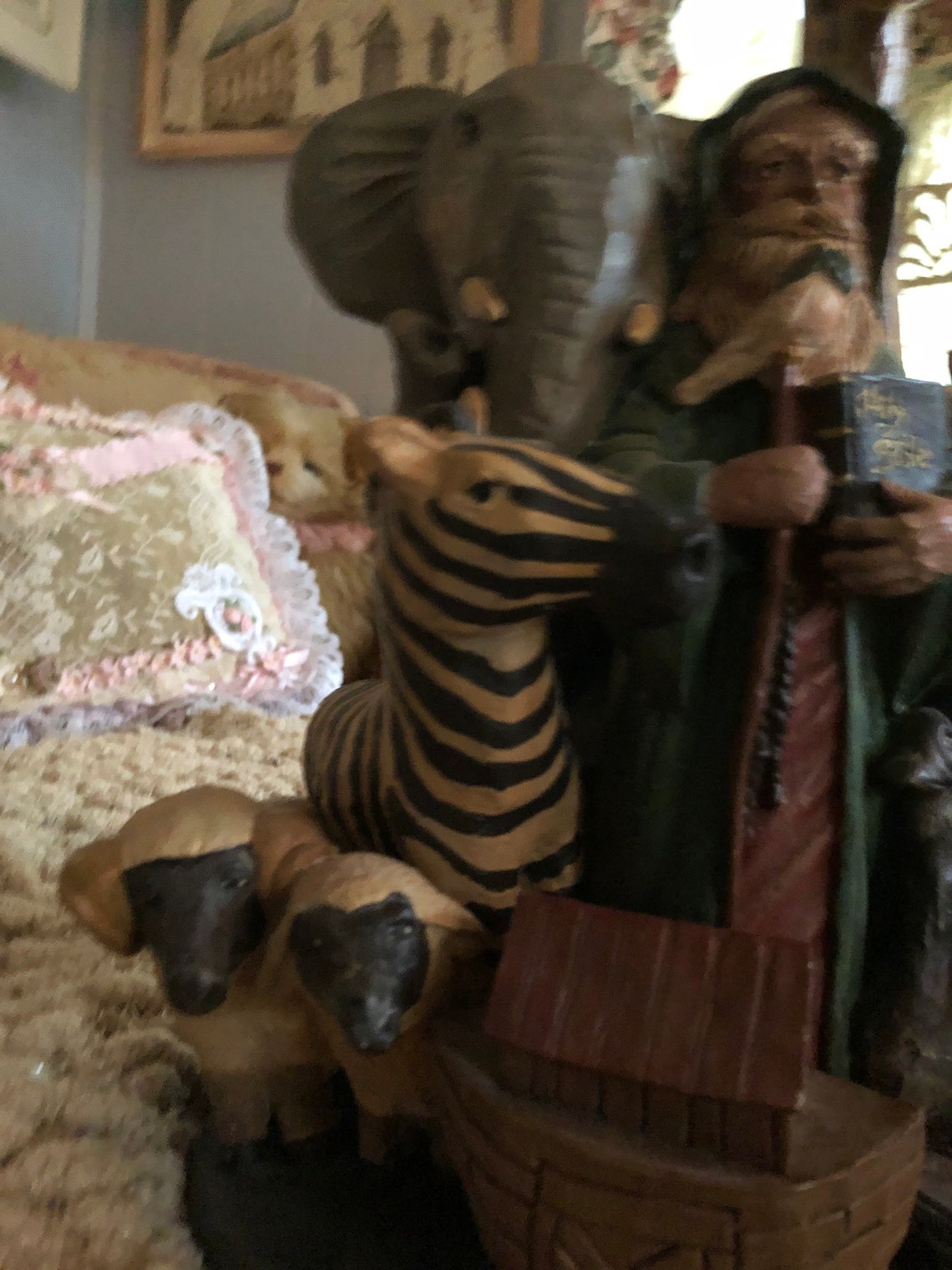 Vintage Clay Noah's Ark Statue Clay Noah's Ark - Etsy