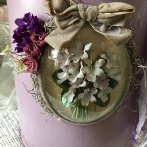 Romantic Re Purposed Vintage Tall Pail, Shabby Chic Pail, Storage Pail ...